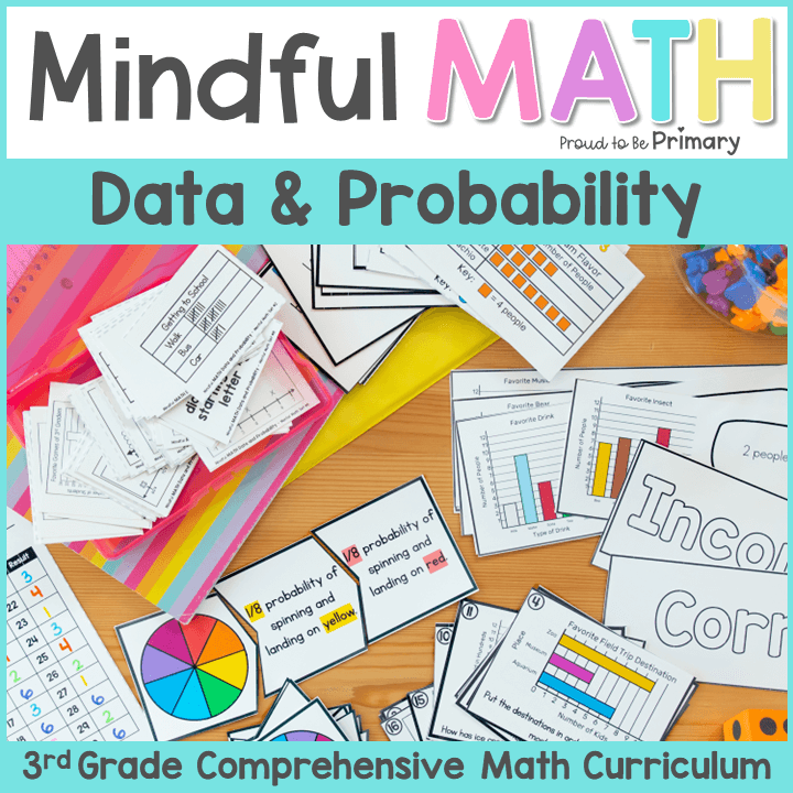 Data Analysis, Probability Activities & Graphing 3rd Grade Math