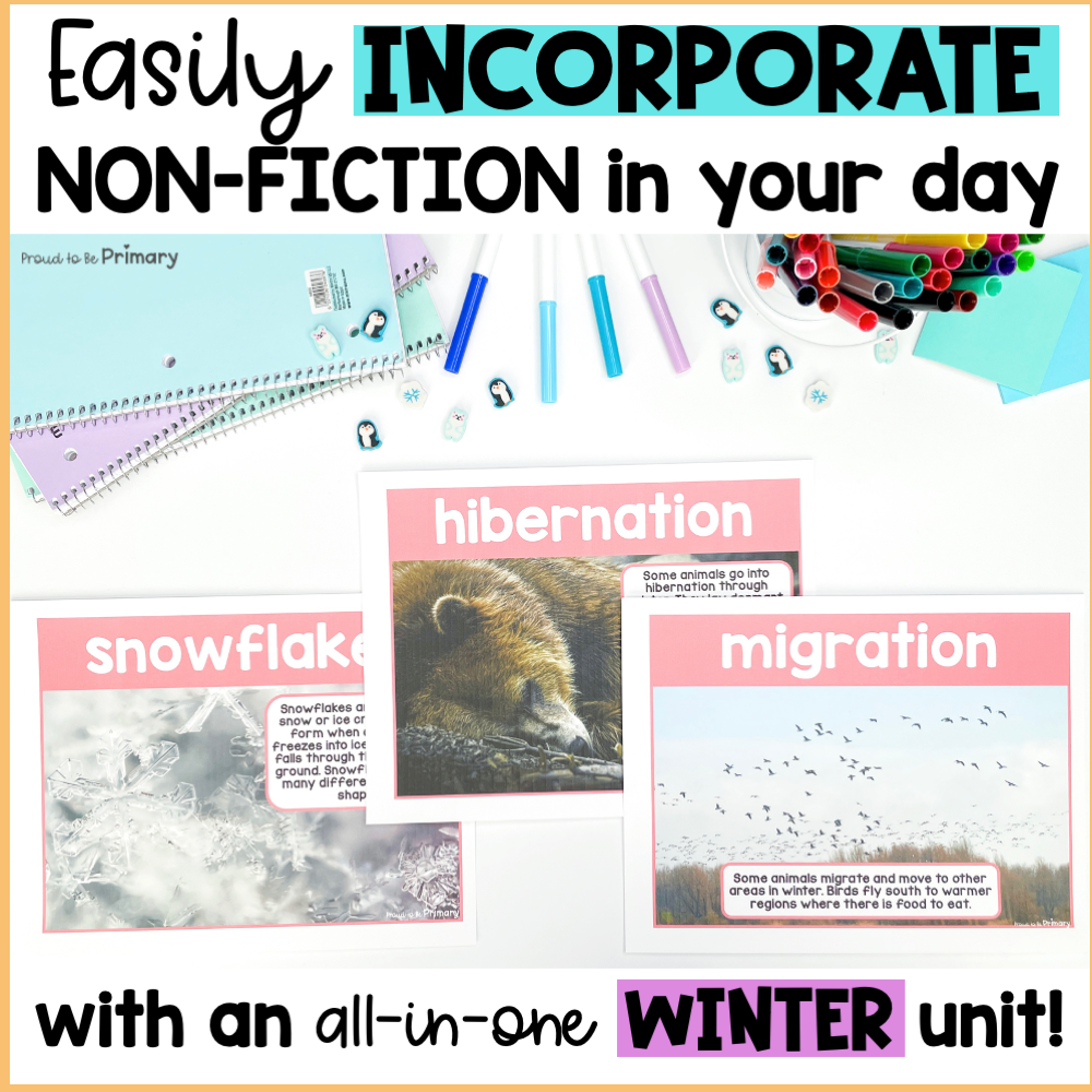 Winter Seasonal Science & Non-Fiction ELA Unit – Proud to be Primary
