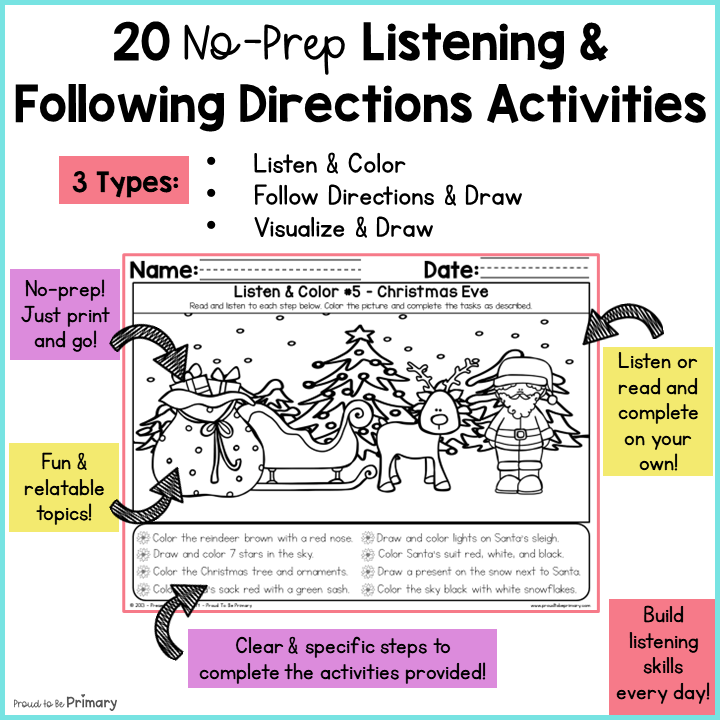 Listening Activities for December