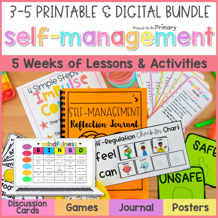 Mindfulness & Self-Management DIGITAL Lessons and Activities for Grades 3-5