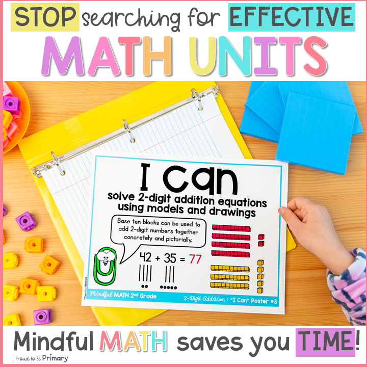 Two-Digit Addition Math Unit for Second Grade – Proud to be Primary