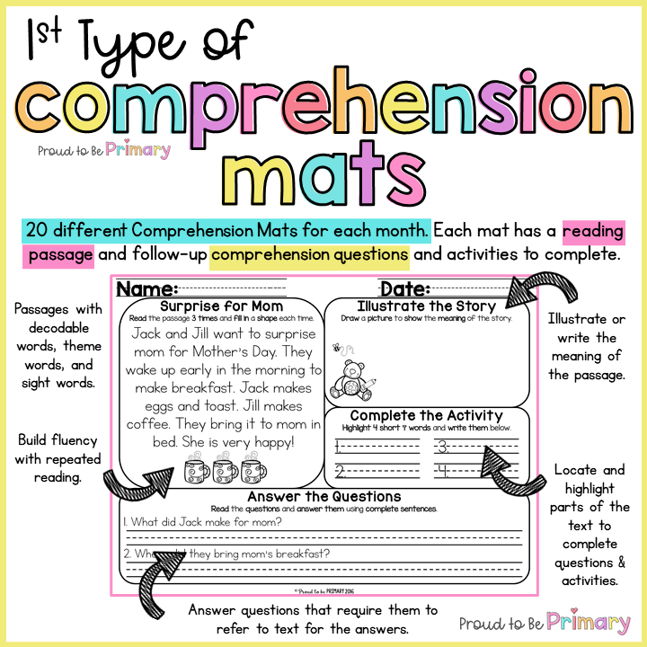 May Reading Comprehension Passages – Proud to be Primary