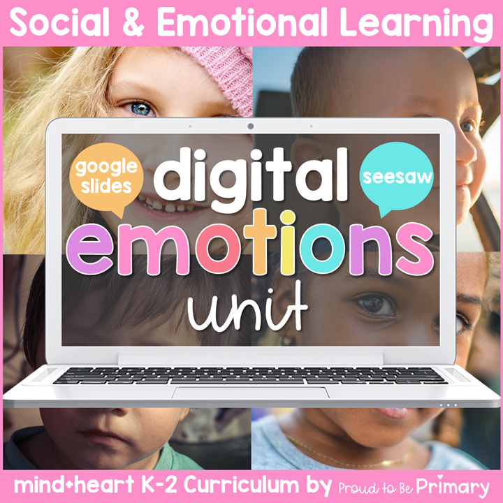 Digital K-2 Emotions Lessons & Social Emotional Learning Activities ...