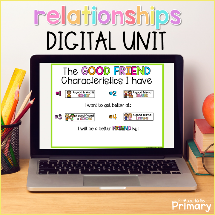 Relationships DIGITAL K-2 Social Emotional Learning – Proud to be Primary