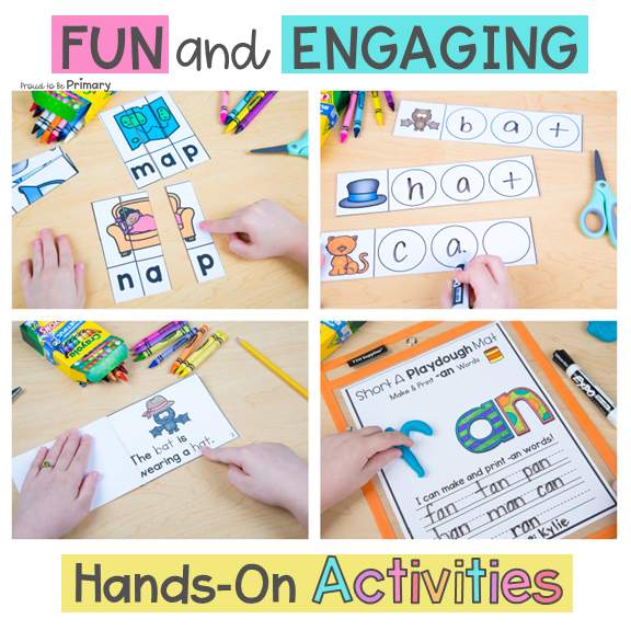 Word Family Short Vowel CVC and CVCC Activities for Kids – Proud to be ...