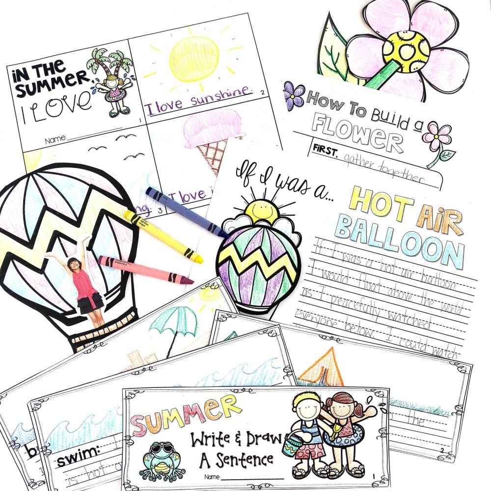 Summer Writing and Word Work Activities – Proud to be Primary