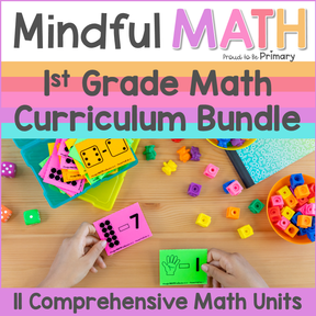 Grade 1 MATH Curriculum - 1st Grade Math Bundle for the Entire Year