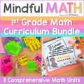 Grade 1 MATH Curriculum - 1st Grade Math Bundle for the Entire Year