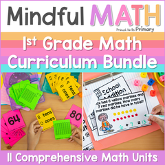 Grade 1 MATH Curriculum - 1st Grade Math Bundle for the Entire Year
