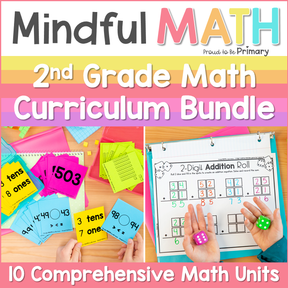 2nd Grade MATH Curriculum - 10 Unit Bundle for the Entire Year