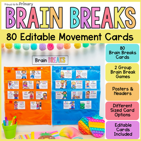Brain Breaks & Movement Activities - Group Games & Transitions