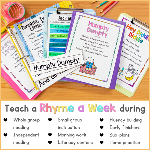 Nursery Rhymes and Poetry Activities