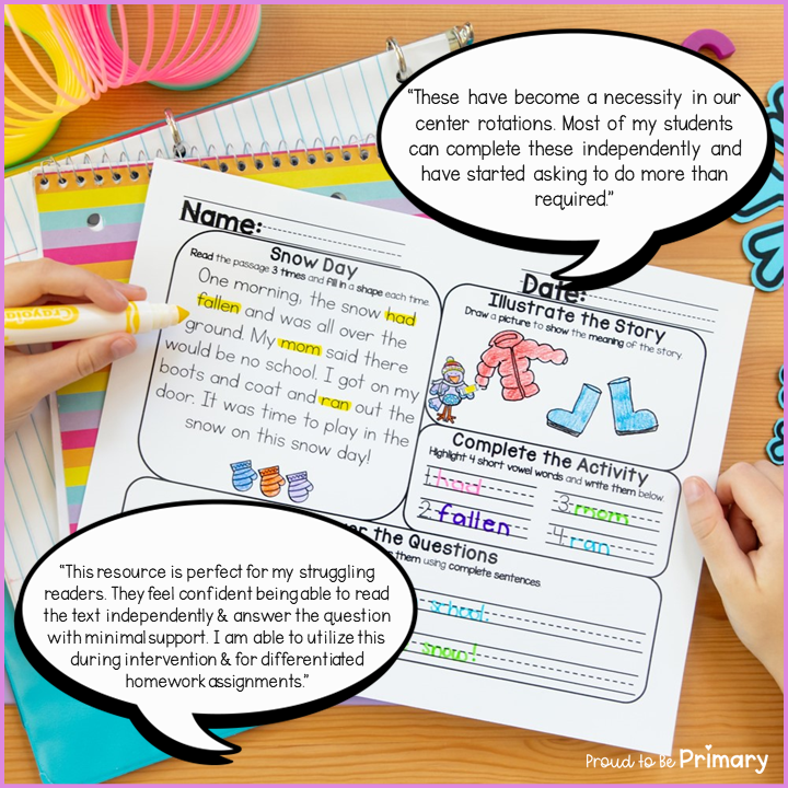 January Reading Comprehension Passages – Proud to be Primary