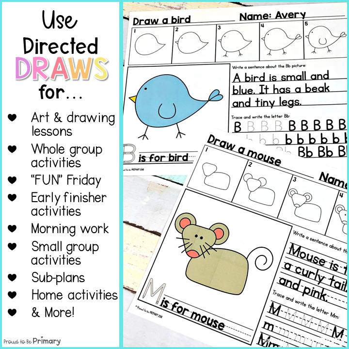 Alphabet Directed Drawing Bundle - Draw the Alphabet – Proud to be Primary