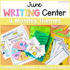 Summer Writing Center for K, 1st and 2nd Grade Classrooms