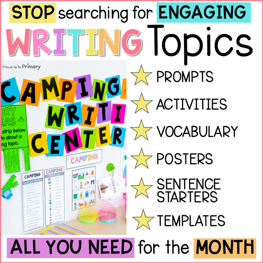 Summer Writing Center for K, 1st and 2nd Grade Classrooms