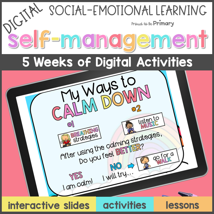 Digital Self-Regulation & Self-Esteem - Calm Down Strategies, Yoga