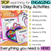 Valentine's Day Activities, Crafts, Bulletin Board, Cards, Games, Writ