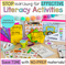 1st Grade Back to School Literacy Centers, Worksheets & Reader