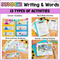 Summer End of Year Writing Prompt, Opinion, Creative, Poem Activities,