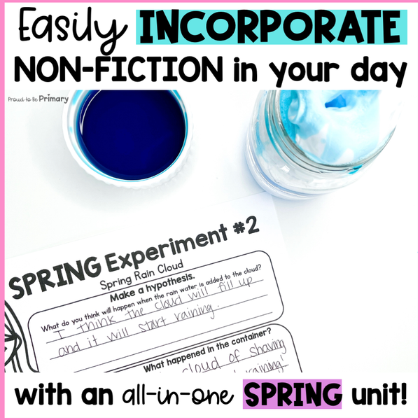 Spring Season Science & Non-Fiction ELA Unit – Proud to be Primary