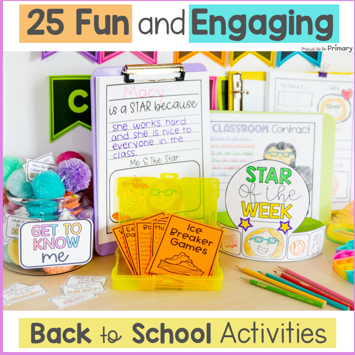 Back to School Social Emotional Learning Activities for K-2 – Proud to ...