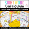 Dolch Sight Word List Practice Activities & Word Work Pre-Primer-3rd S