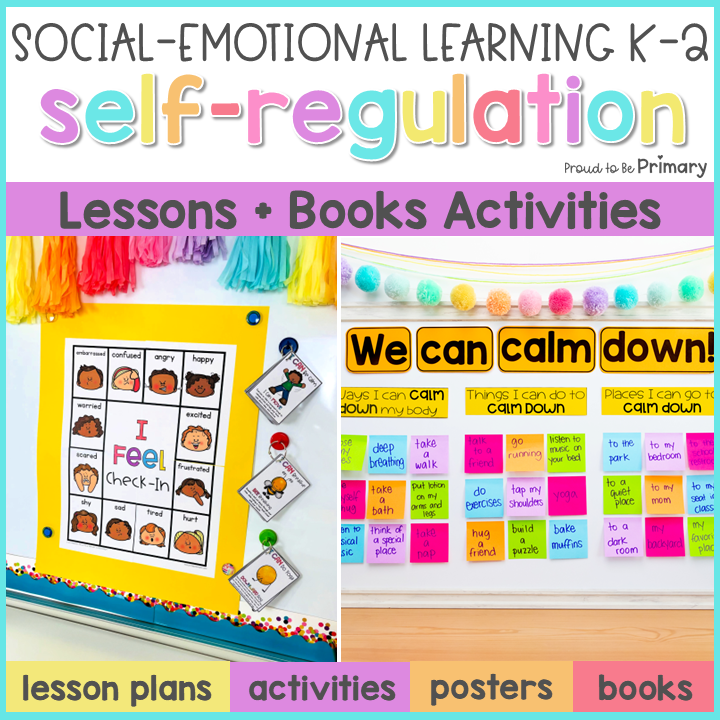 Self-Regulation Calm Down Strategies, Self-Esteem & Brain Break Activities