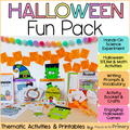 Halloween Fun Pack - Centers, Games, Science Experiments and Worksheet