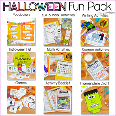 Halloween Fun Pack - Centers, Games, Science Experiments and Worksheet
