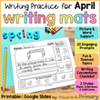 April Spring Easter Earth Writing Center Prompts Paper Morning Work Ac