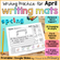 April Spring Easter Earth Writing Center Prompts Paper Morning Work Ac