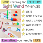 Dolch Sight Words Program BUNDLE (Pre-Primer to Third Grade)
