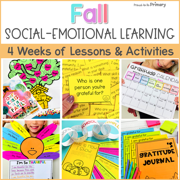 Fall Social Emotional Learning Activities – Proud to be Primary