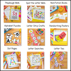 Alphabet Activities, Literacy Centers, Letter Posters, Worksheets, Cra