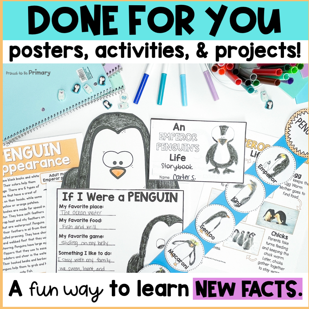 Penguin Science & Non-Fiction ELA Unit – Proud to be Primary