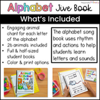 Alphabet Jive Song Letter of the Week Book Beginning Initial Sounds Re