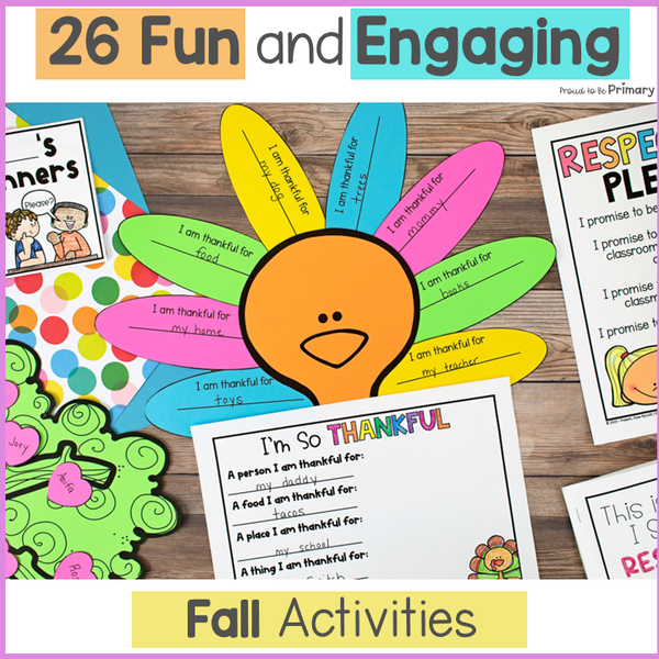 Fall Social Emotional Learning Activities – Proud to be Primary