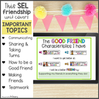 Digital Friendship Lessons & Activities - Being a Good Friend Scenarios