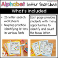 Beginning Sounds Letter of the Week Recognition Worksheets Alphabet Ce