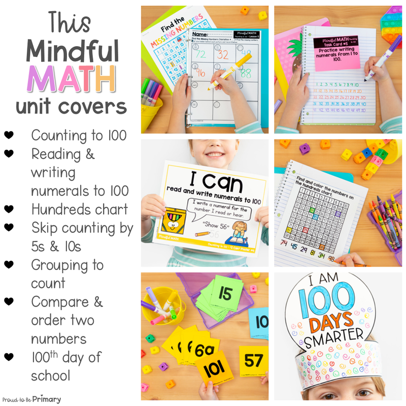 Kindergarten Mindful Math 2D and 3D Shapes Posters Worksheets Tracing