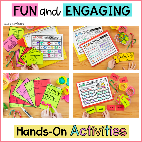 December 1st Grade Literacy Centers, Worksheets & Decodable Reader for ...