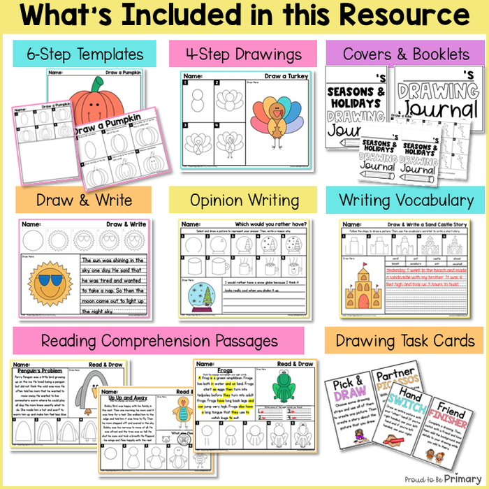 125 Directed Drawing Writing Reading Early Finishers Activities Draw