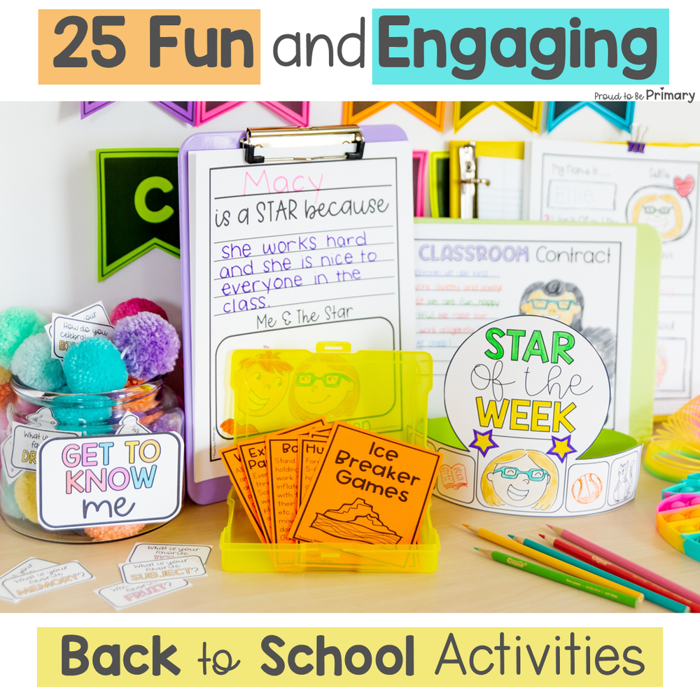 First Week of School SEL Activities Community Building, All About Me