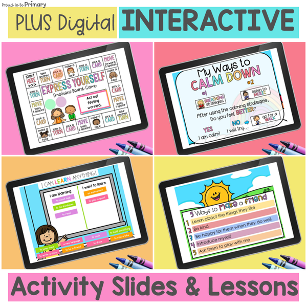 Social Emotional Learning Curriculum 40 Week K-2 SEL Activities & Less