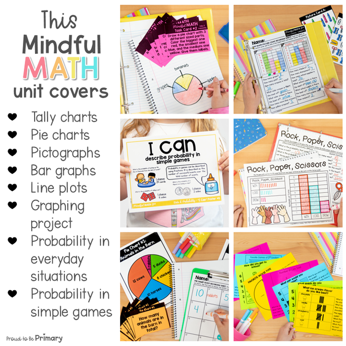2nd Grade Math Data, Graphing, & Probability Lessons, Worksheets, Cent