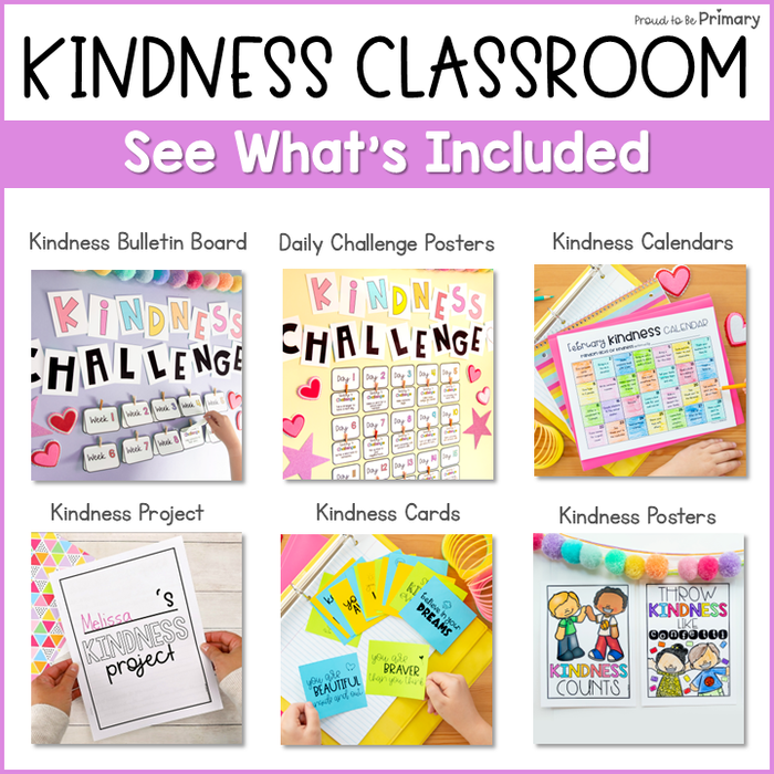 Kindness Classroom Challenge, Calendars, & Activities - Random Acts of