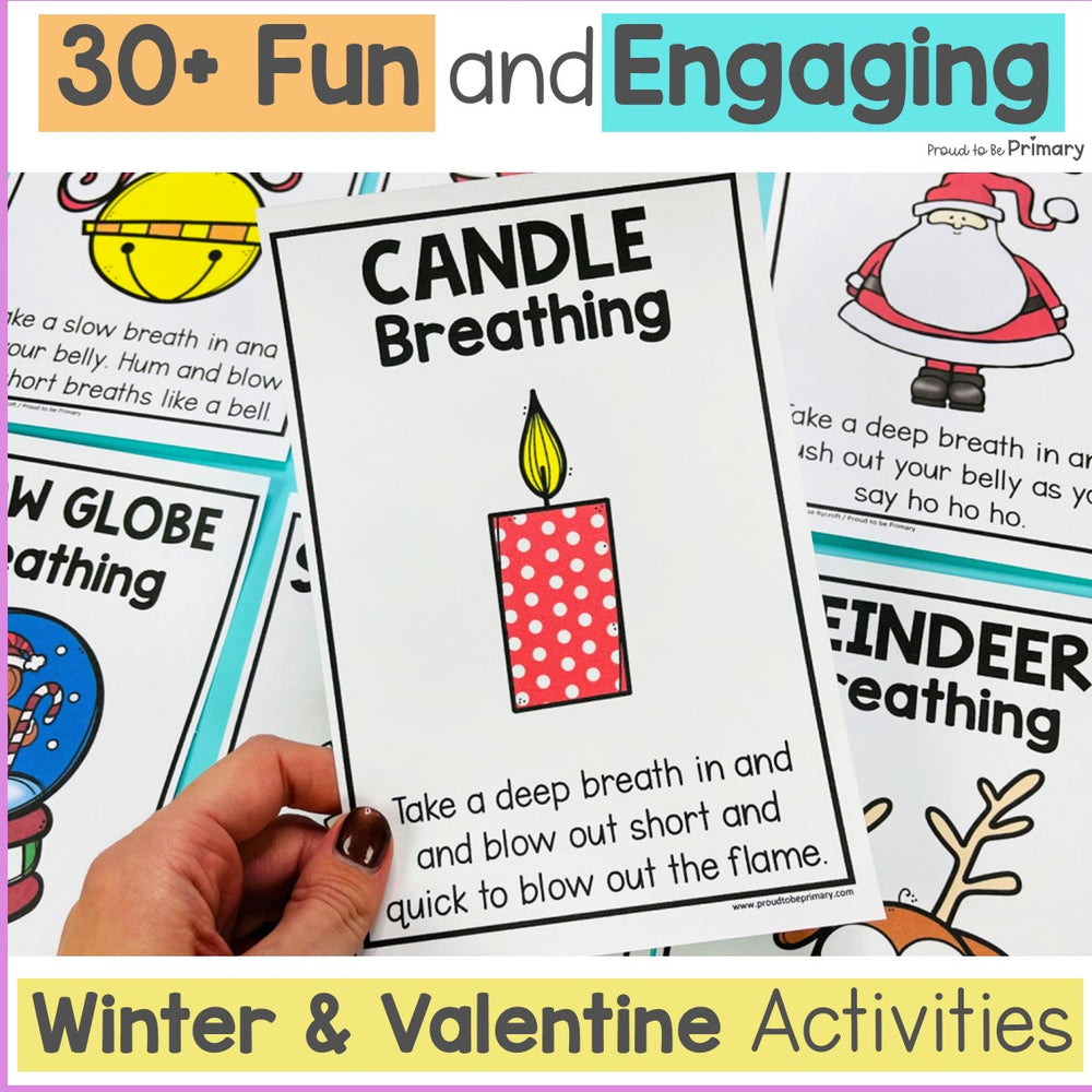 Winter Christmas Valentine SEL Activities Give Self-Love Friendship