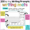 Writing Prompts Practice Mats BUNDLE
