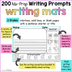 Writing Prompts Practice Mats BUNDLE